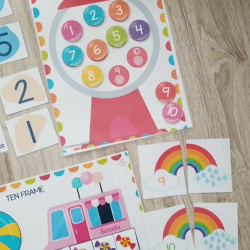 Pre-k Math Bundle Preschool Math Centers Counting Learning Activities ...