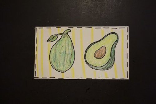 Let's Draw an Avocado! (CA state Fruit) by Patty Fernandez Artist