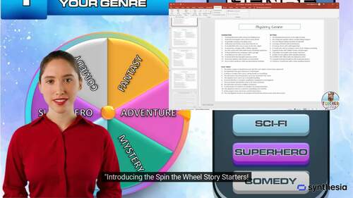 Spin the Wheel | Fun Interactive Story Starters for Creative Writing ...