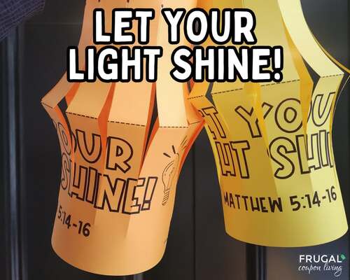 Bible Light-Themed Crafts & Activities Let Your Light Shine VBS ...