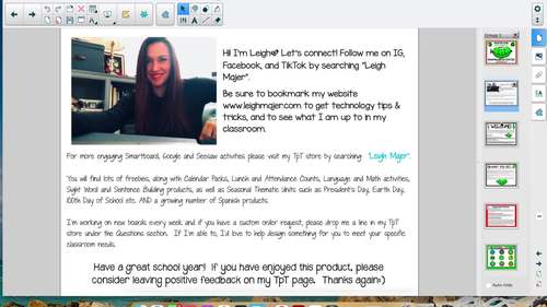 Peas in a Pod - CVC Words - Short A - for Smartboard by Leigh Majer