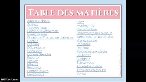 French Classroom Command Comprehensible Input Vocabulary Culture Images ...
