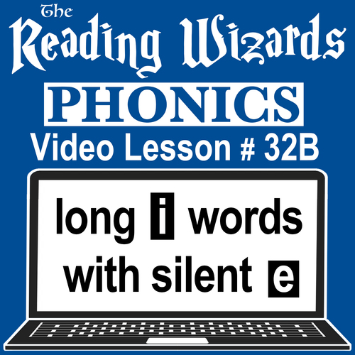 Phonics Video/Easel Lesson - Long I Words with Silent E - Reading ...