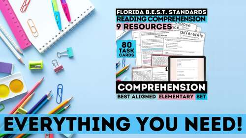 Reading Comprehension FAST Test Prep Florida BEST Standards ELA | TPT