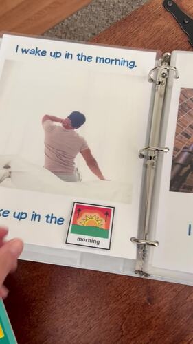 Getting Ready for School Interactive Book by Life Skills 2 Learn