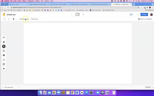 KWL Chart for projection, JamBoard,Google Slides, Etc. by Tech Imaginations