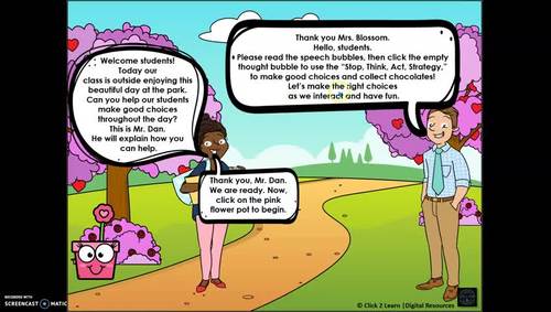 Making Choices Escape Room: An Interactive PowerPoint Game | Valentine ...