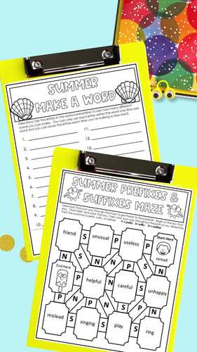 3rd Grade SUMMER ELA Spiral Review Packet - Choice Board and Activity ...