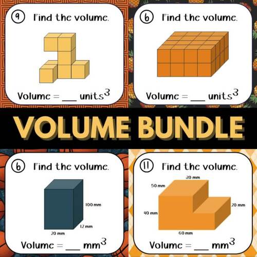 Volume Bundle 5.MD.C.3 by Math Rational Middles | TPT