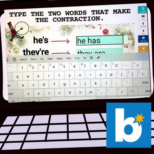 What Two Words Make this Contraction? Boom™ Activity by My Three Readers