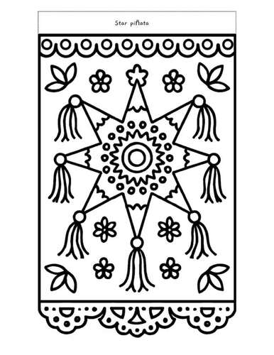 Christmas in Mexico Papel Picado Craft & Writing Activity | Las Posadas