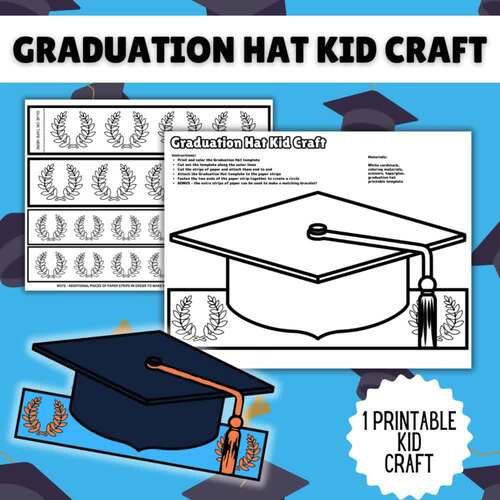 Graduation Craft | Kindergarten Graduation Craft | Graduation Cap