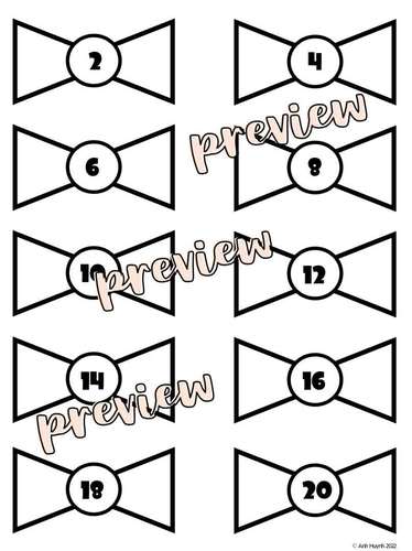 Skip counting by 2, 5 and 10 - Kite Bulletin Board Display Activity