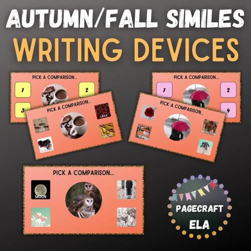 Fall | Autumn Similes | Comparing Images | Writing | Creative Skills ...