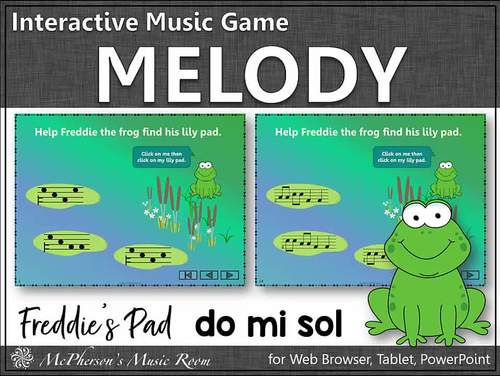 Solfege | Interactive Melody Game Do Mi Sol {Freddie's Pad} by Linda ...