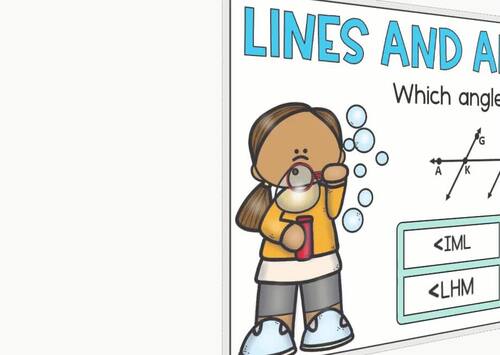 Classify 2-Dimensional Figures Review Boom Cards - 4th Grade Math Test Prep