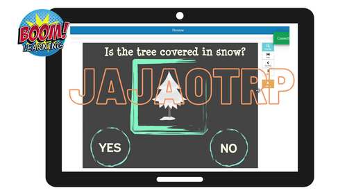 Winter Yes No Questions - Boom Cards Distance Learning by jajaotrp