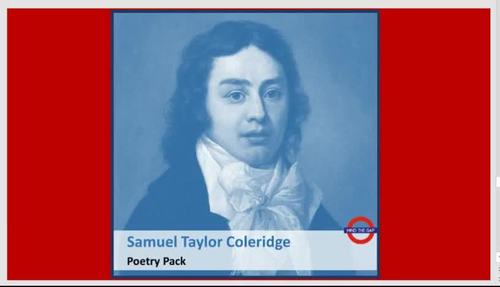 Samuel Taylor Coleridge Poetry Pack by Mind the Gap | TPT