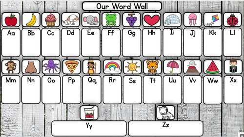 Digital Word Wall | 200+ Words & Editable | Distance Learning | TPT