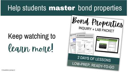 Properties of Ionic vs. Covalent Bonds Lesson by CrouseWorks Learning