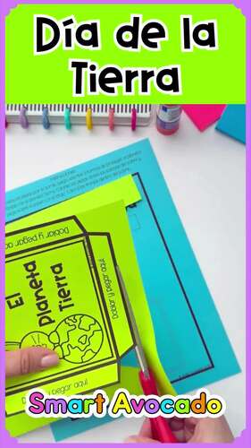Dia de la Tierra y el Medio Ambiente - Manualidad Escritura | Spanish ...