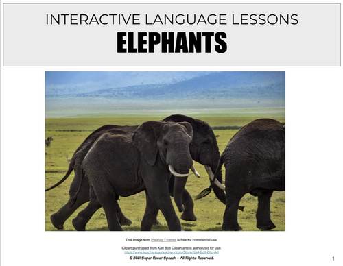 Interactive Language Lessons Elephants Google Pdf By Super Power