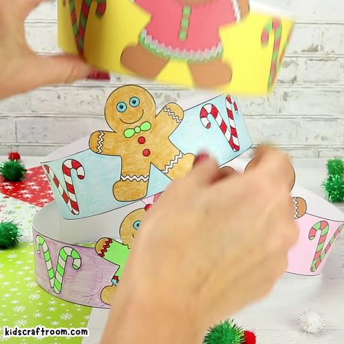 Gingerbread Man Hat - Christmas Craft by Kids Craft Room | TPT