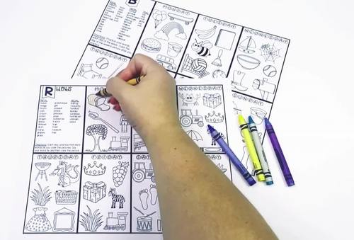 Articulation Homework Color Sheets | Speech Therapy Homework by Speech Tea