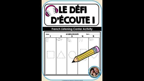 French Listening Center Activity 1 & 2 BUNDLE - Activité d'écoute