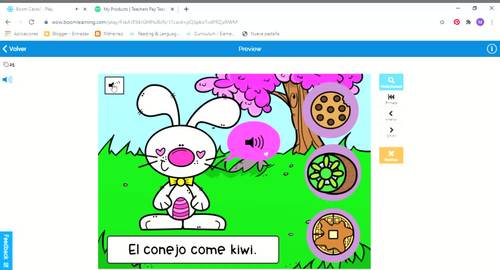 BOOM CARDS Pascua: Comprensión de lectura | Easter Digital Resources in ...