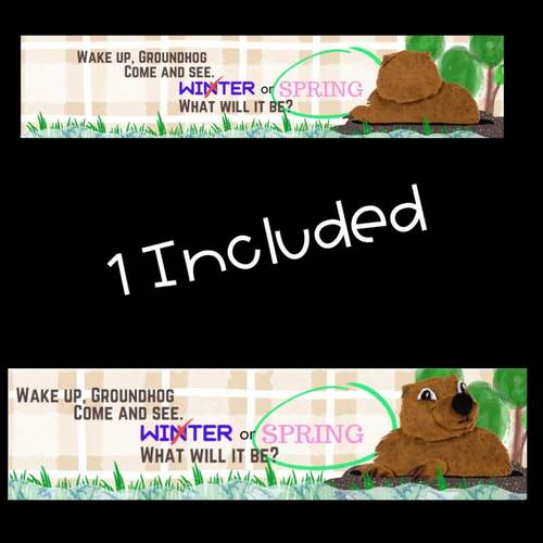 Groundhog's Day Google Classroom Banners | ANIMATED Headers | February