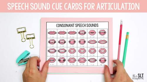 Speech Sound Cue Cards for Articulation- Speech and Language Therapy ...