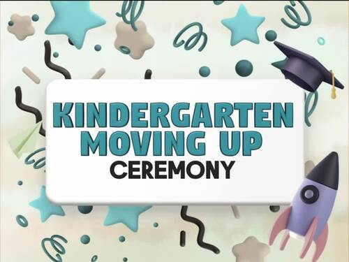 End of the Year Kindergarten Graduation Presentation, KG Graduate PPT
