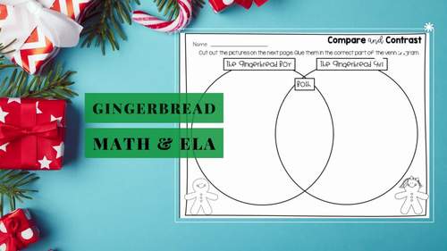 Gingerbread Math and ELA by Standards in Elementary | TPT