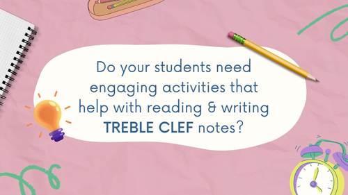 Treble Clef Revision Worksheets by Manna Music | TPT