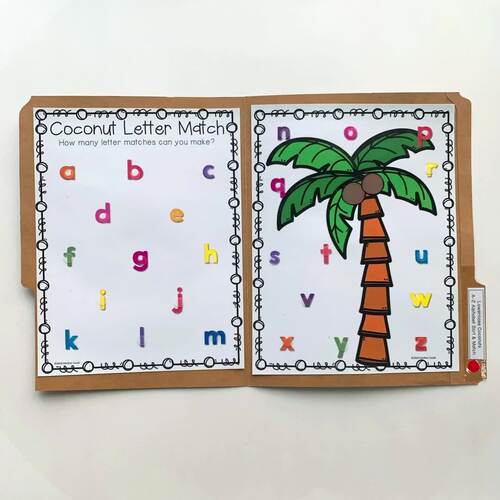 Alphabet Sort & Match File Folder Games BUNDLE by Early Childhood ...