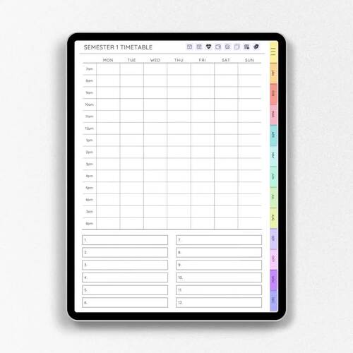 2025 Student Planner, iPad Planner, Digital 2025 GoodNotes Planner ...