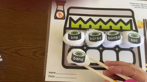 Print-n-Go - Articulation Activity - Sushi Edition! by SpeechBop
