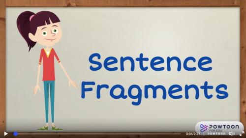 Sentence Fragments by Meg Nelson | TPT
