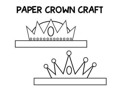 Spring Paper Headbands, Elementary Craft Activity, Paper Crown Craft ...