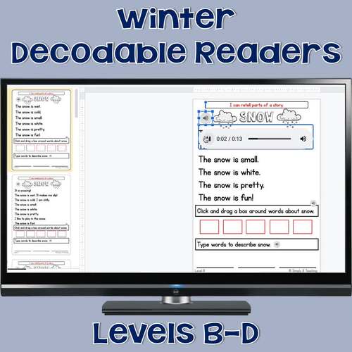 Winter Reading Passages - Digital by Simply B Teaching | TPT