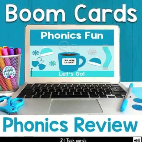 Boom Cards™ Snowy Winter Phonics Review by Leigh's Library | TPT