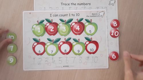 Count 1 to 10 Activity Busy Book Printable Preschool Homeschool Resources