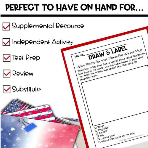 Famous Oklahomans History Curriculum Bundle Activities Worksheets Projects