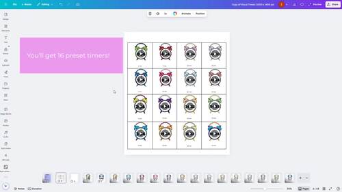Classroom Visual Timers (1–60 Min) |Transitions & Classroom Management