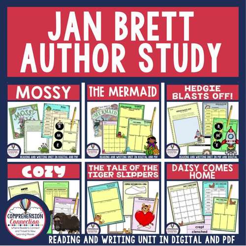 Jan Brett Author Study Bundle Two in Digital and PDF | TpT