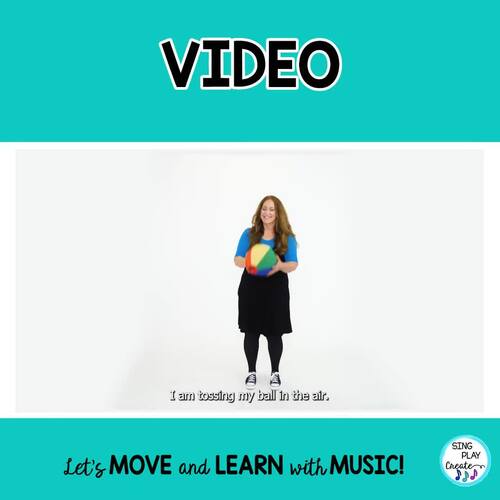 Music and Movement Ball Activity Song: "My Ball" by Sing Play Create