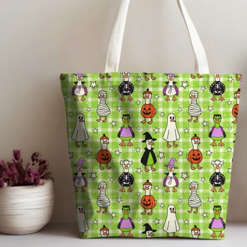 Silly Goose Seamless Digital Paper Pattern Halloween Costume Geese ...