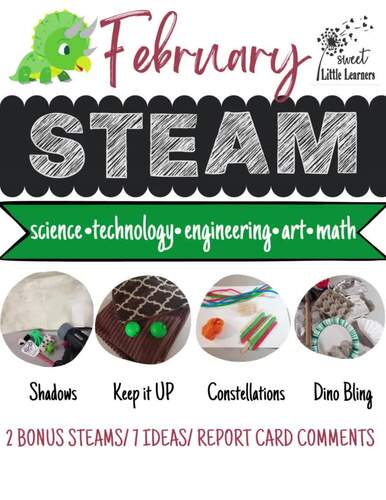 STEAM WINTER BUNDLE 15 + Activities and Lesson Plans- Kindergarten
