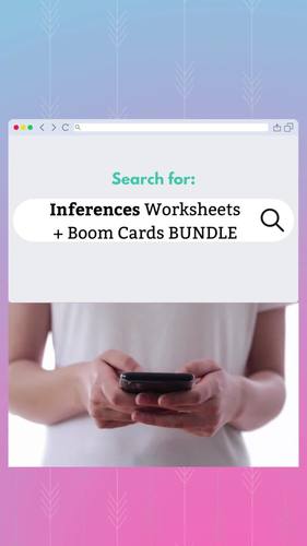 Inferences from Pictures Objects Social Scenes and Text Worksheet and ...